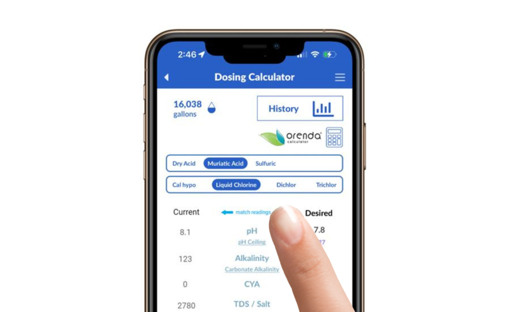 Orenda Calculator™ Integration | Pool Brain - Pool Company Software
